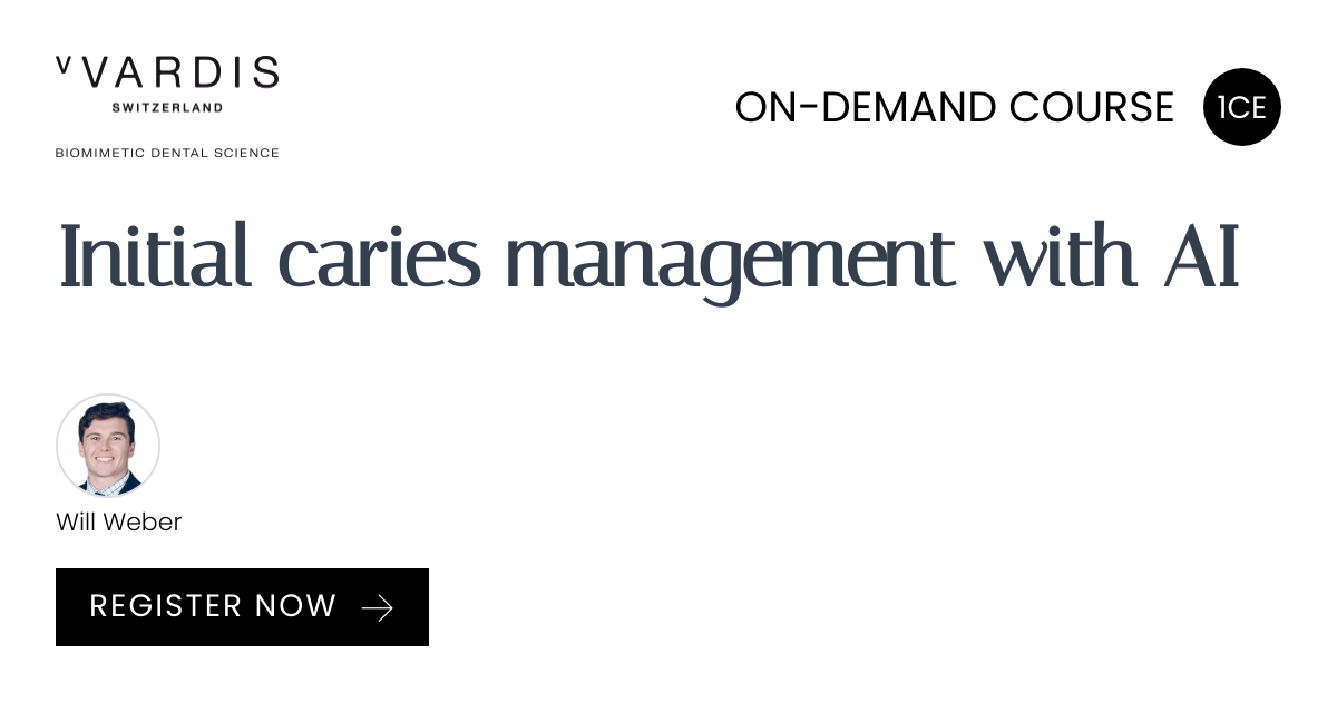 Initial caries management with AI - Webinar - vVardis Campus